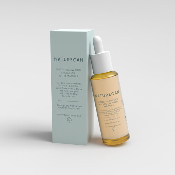 Buy Nutri-glow CBD Facial Oil with Marula | Naturecan UK
